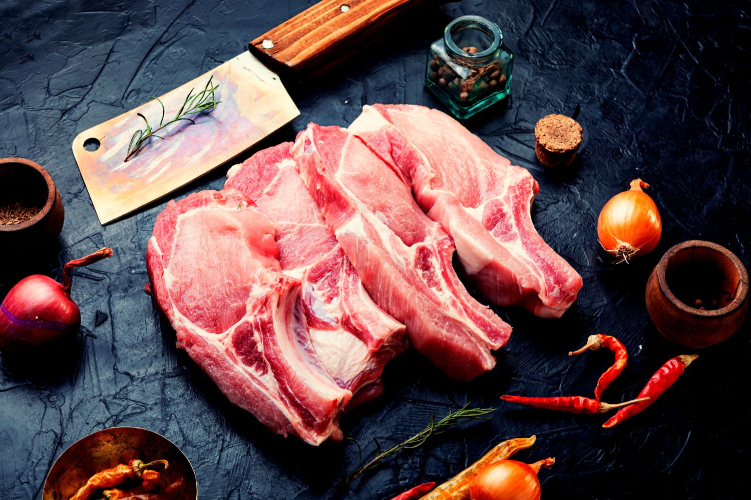 Schweinfleisch vom Edelschwein bei Metzgerei Freyberger in Nürnberg